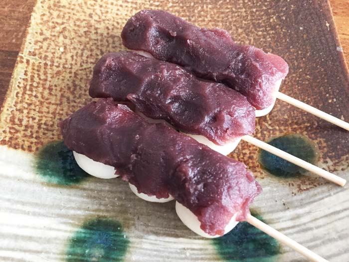 Anko Dango – Red bean paste with rice cake | Okinawanderer Okinawa News ...